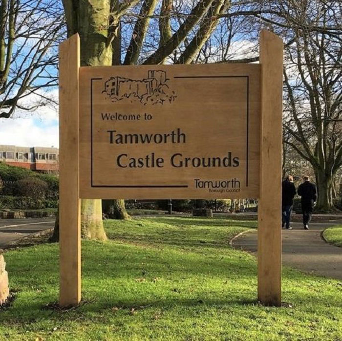 Images for Woodsman™ entrance sign