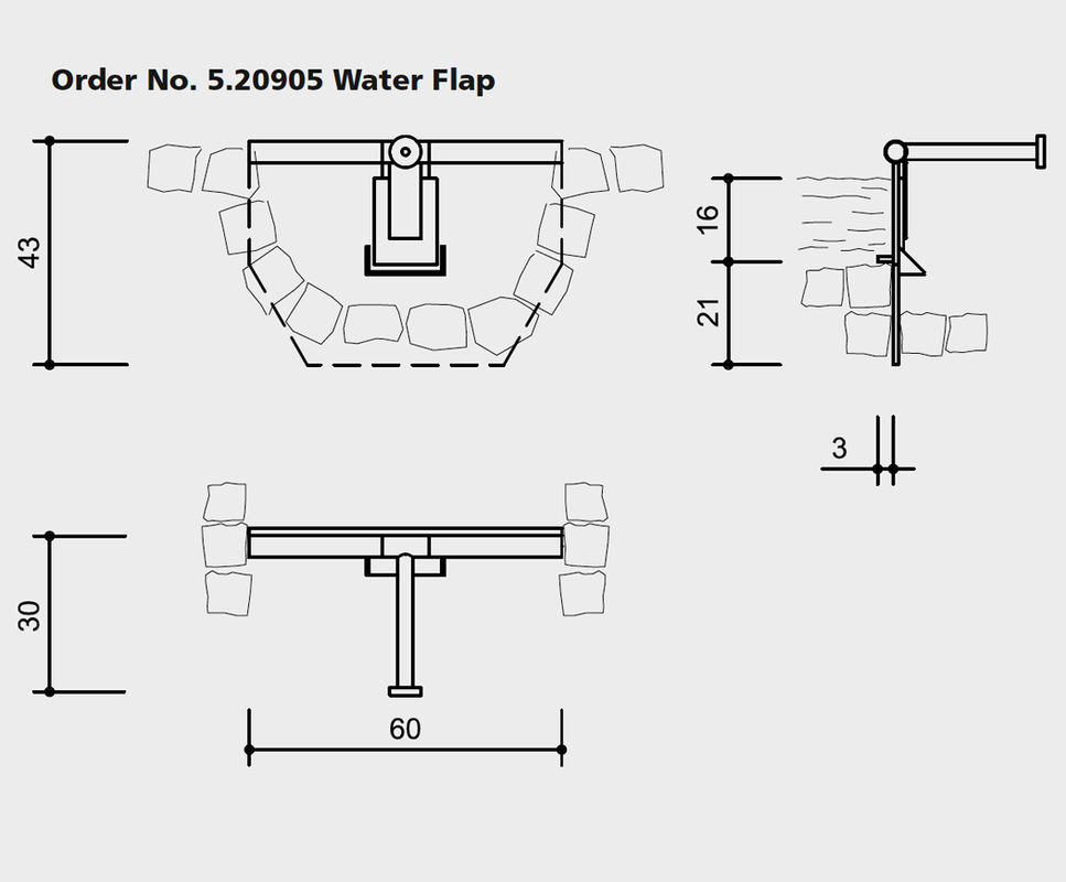 Richter Spielgerate Water Flap for water play | Images