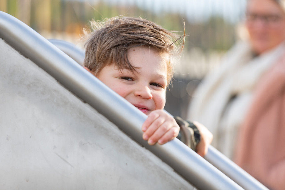 Bespoke 15m-long slide for local nature reserve | Images