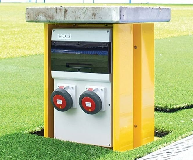 Pop-up power supply units – Aston Villa football stadium | Pop Up Power ...