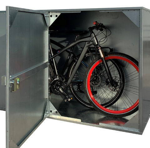 Images for Warrior 2 horizontal cycle locker for two bikes