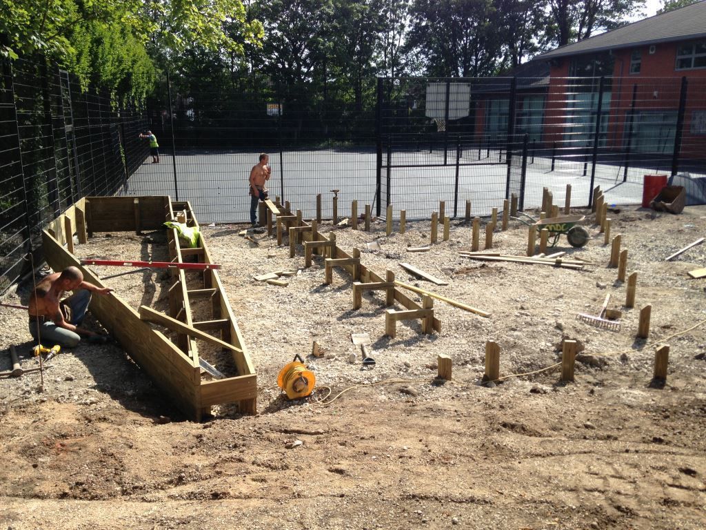 Images for Surfacing and construction, primary school play area