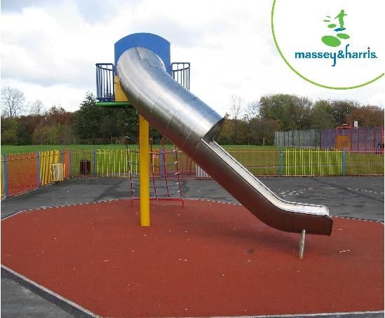 Bespoke Tunnel Slides - custom stainless steel playground slide | Images