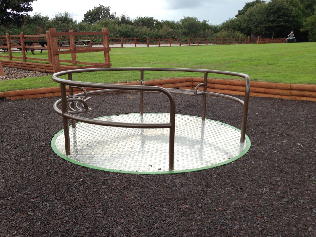 2.2m Wheelchair Accessible Roundabout - inclusive outdoor play ...