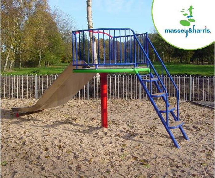 Images for Double-width free-standing trough slide