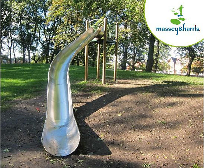 Free-standing half-round slides | Images