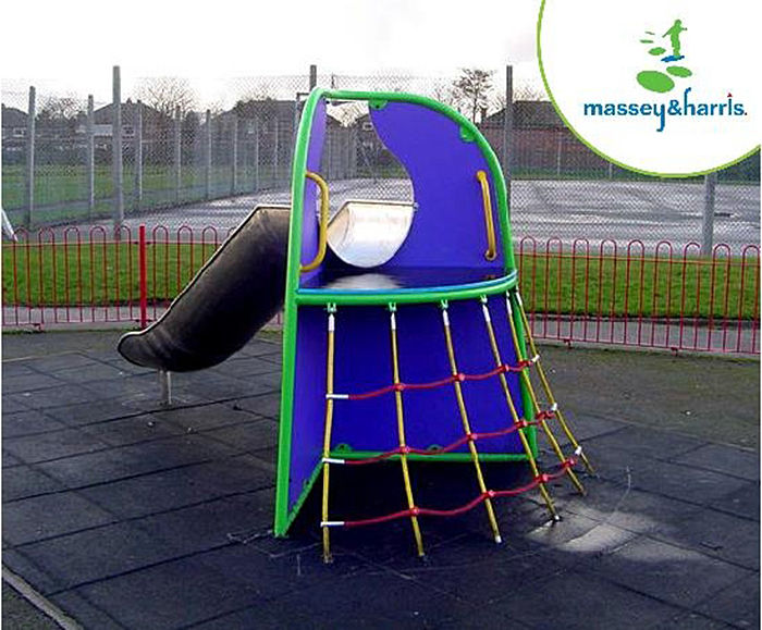 Free-standing half-round slides | Images