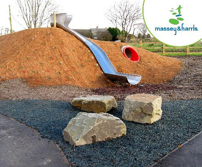 Images for Half-round (open) embankment slides