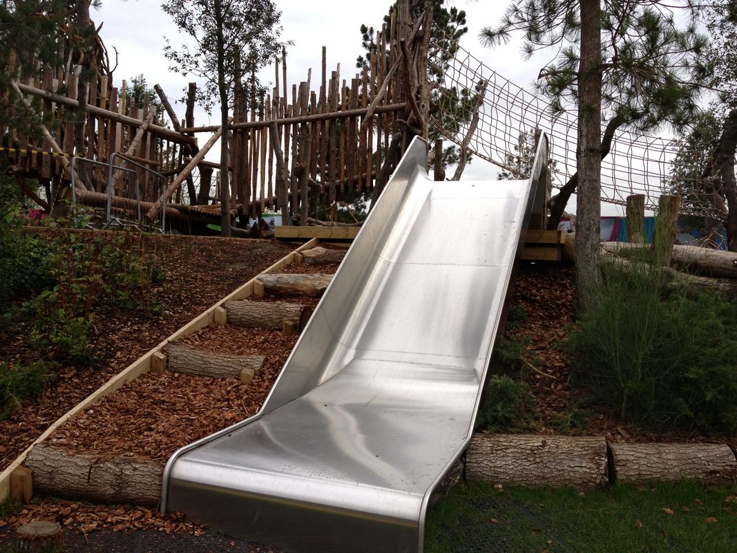 Images for Double-width free-standing trough slide