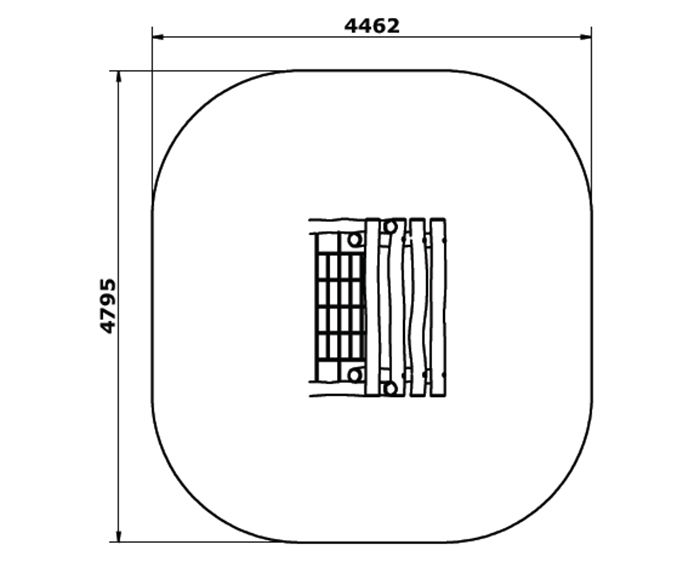 Robinia Up and Over (Rope and Logs) - timber trim trail equipment | Images