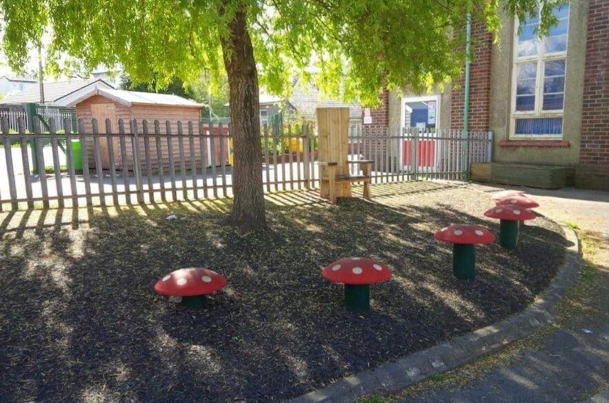 Toadstool Playground Seating | Images