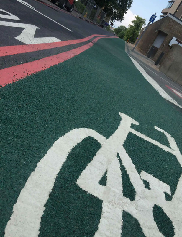 Images for Coloured high friction surfacing for roads and pathways