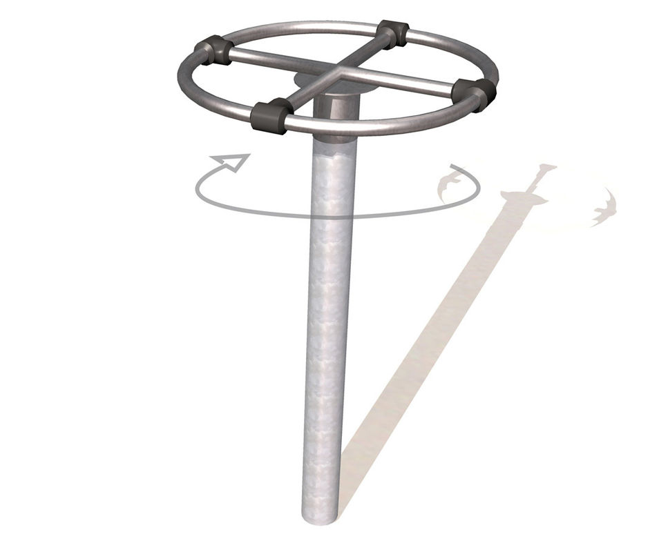 Roll-Up - steel rotating playground spinner for 8 children ages 7+ | Images
