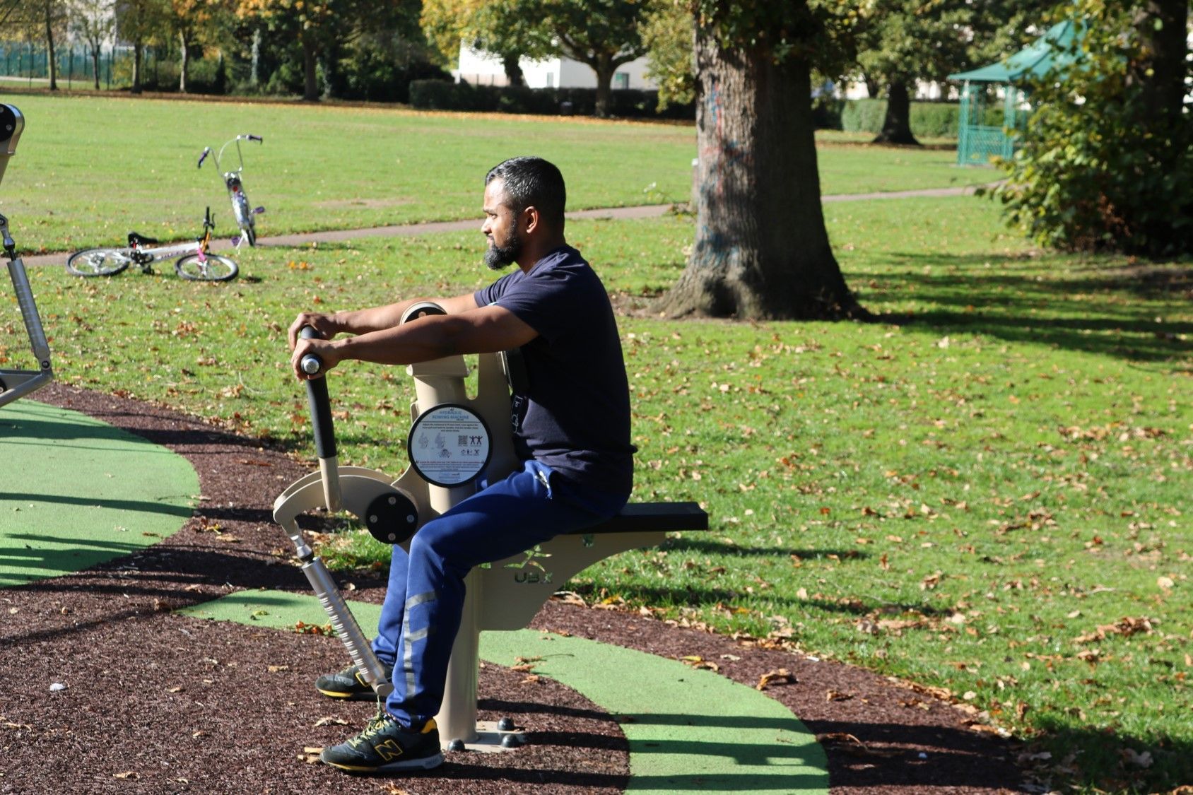 Outdoor fitness gym with phone app for city park Proludic Play Sports Areas