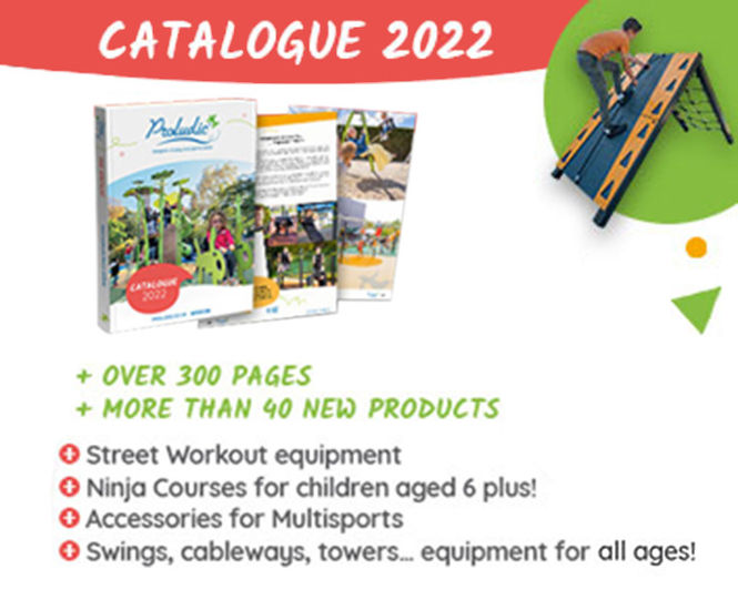 Proludic launches its 2022 Catalogue | Proludic Play & Sports Areas
