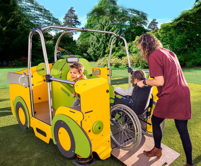 Car inclusive springer with wheelchair access - J952® | Proludic Play ...