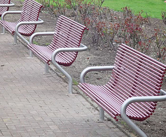 Centerline CL001 contemporary steel seat | Images