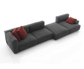 Mex Cube modular soft seating by Piero Lissoni | Cassina | ESI Interior ...