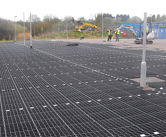 Reinforcement tiles for Churchill Hospital car park | Images