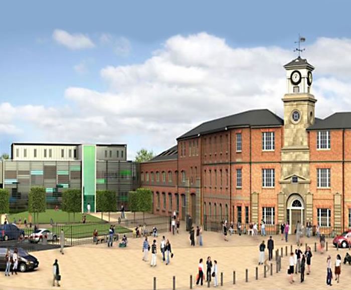 Landscaping, the Roundhouse College campus, Derby | East Midlands ...