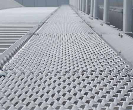Mild steel expanded mesh for walkways | Expanded Metal Company | ESI ...