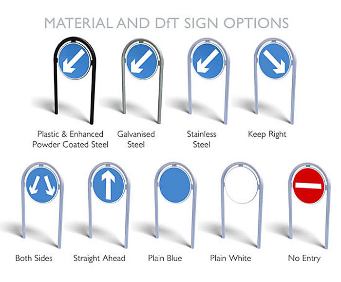District Traffic Bollard - steel sign post for highways | Images