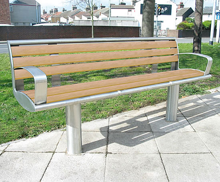 Images for Zenith® stainless steel and timber seat