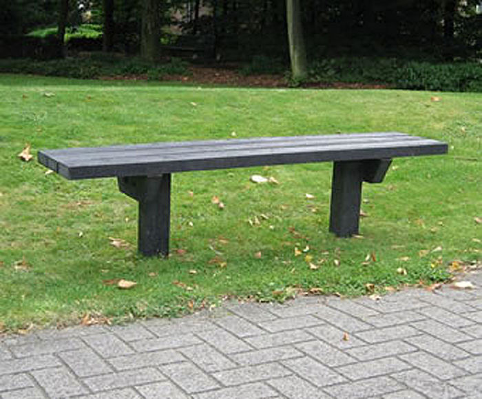 Sofia - recycled plastic bench | Images