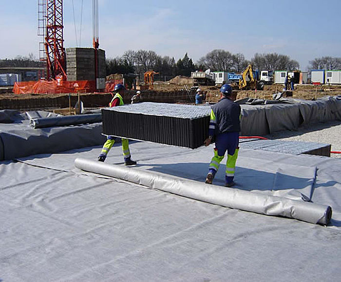 Stormcell® geocellular stormwater storage system | Images