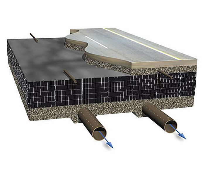 Stormcell® geocellular stormwater storage system | Images