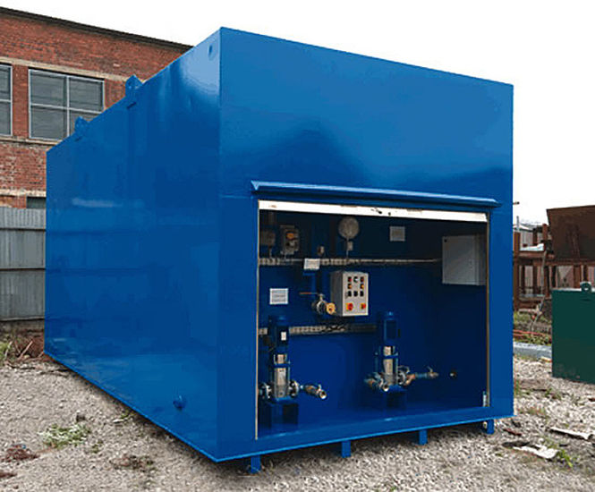 Rectangular above-ground enclosed bunded storage tank | Metcraft Group