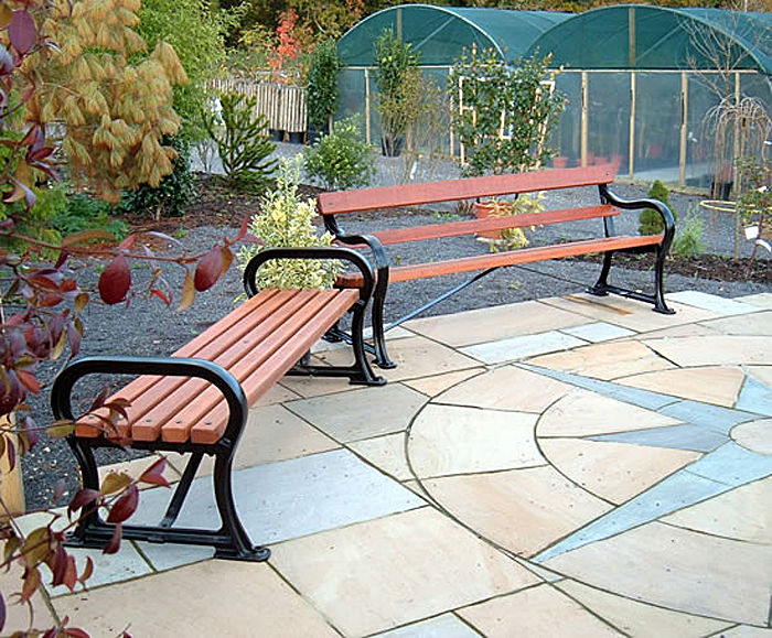 Images for Avenue Cast Iron Bench with Hardwood Slats