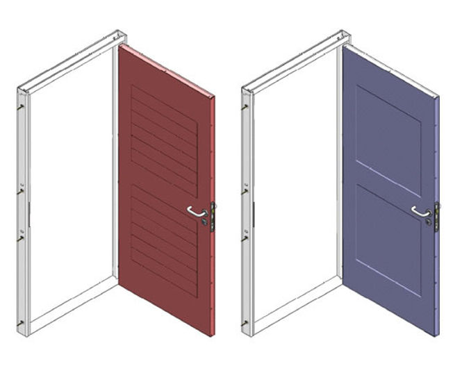 Profiled steel doors | Robust UK