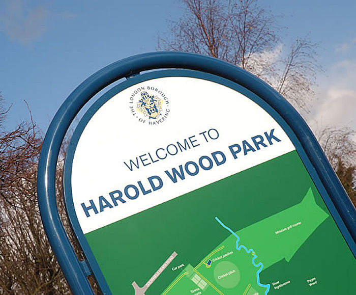 Glass reinforced plastic (GRP) interpretation signage | Images