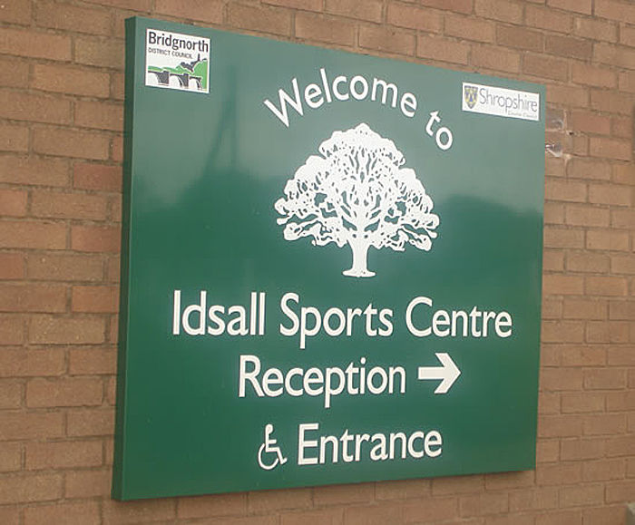 Glass reinforced plastic (GRP) school entrance signs | Images