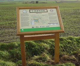Oak lectern-frame signage | Shelley Signs | ESI External Works
