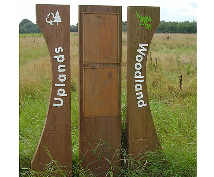 Images for Routed oak entrance signs