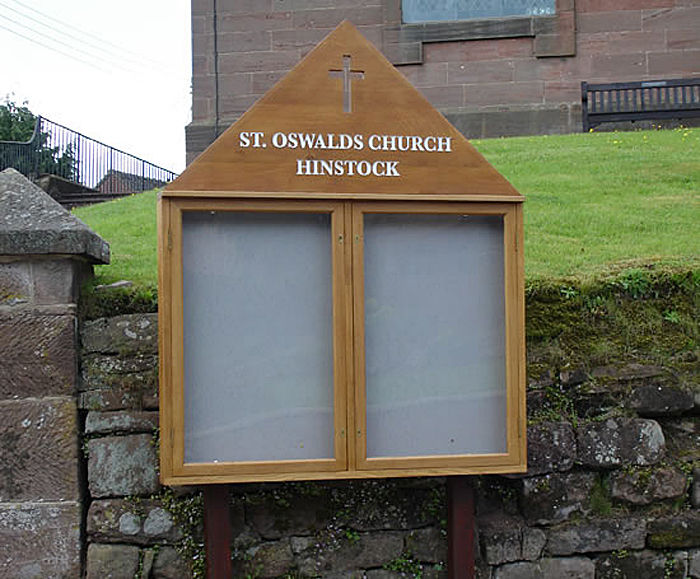 Images for Solid oak outdoor timber display cases