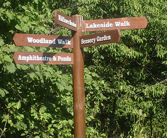 Images for Solid oak directional fingerposts