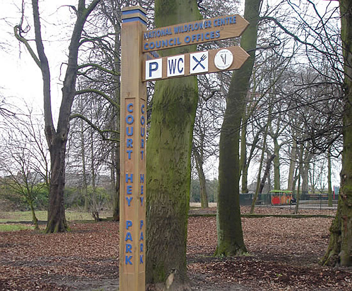 Images for Solid oak directional fingerposts