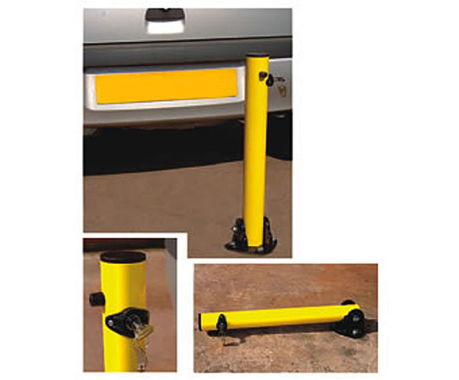 Standfast key-operated collapsible parking post | Street Furnishings