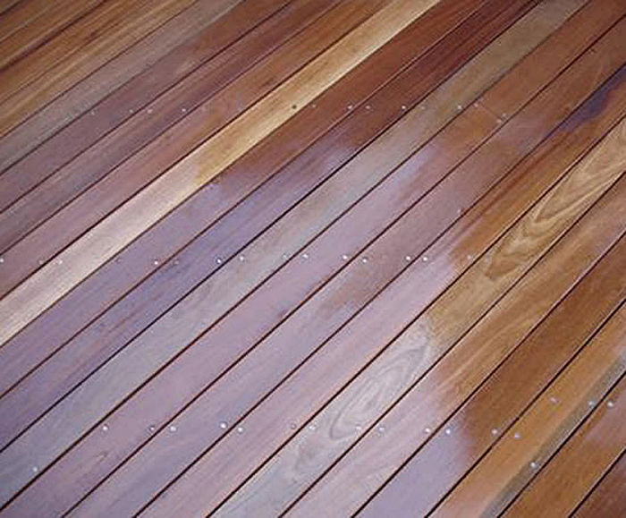 High-specification hardwood decking | Round Wood of Mayfield | ESI ...