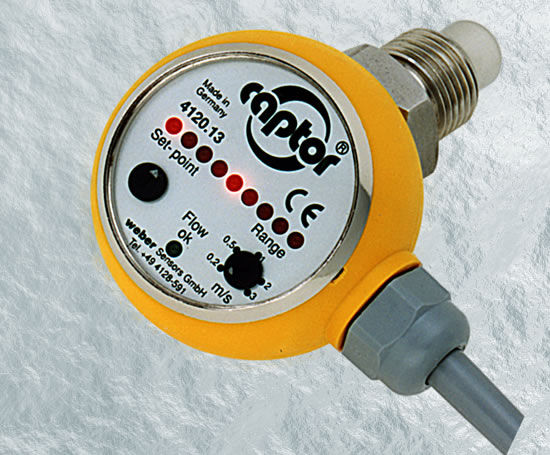 Flow Captor flow sensor for liquid and pasty media | Weber Sensors ...