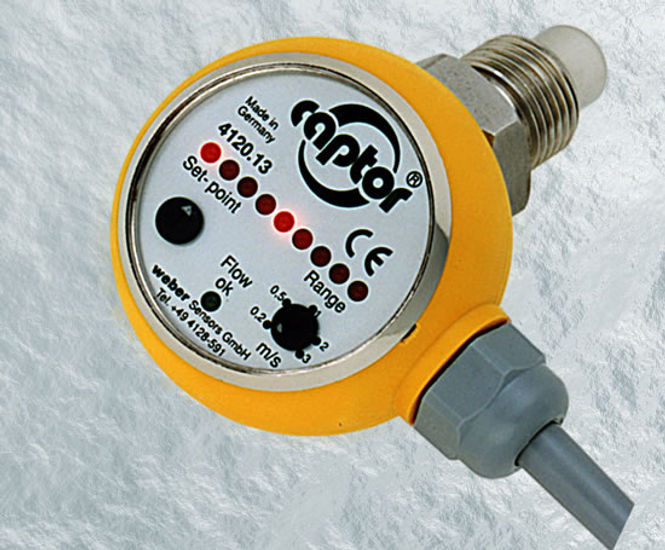 Flow Captor flow sensor for liquid and pasty media | Weber Sensors