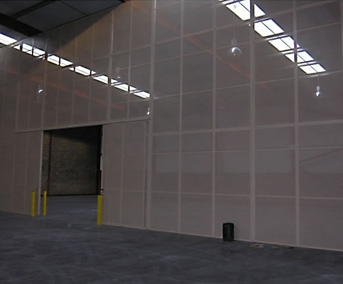 Anchorwall - fixed part-height steel partition | Images