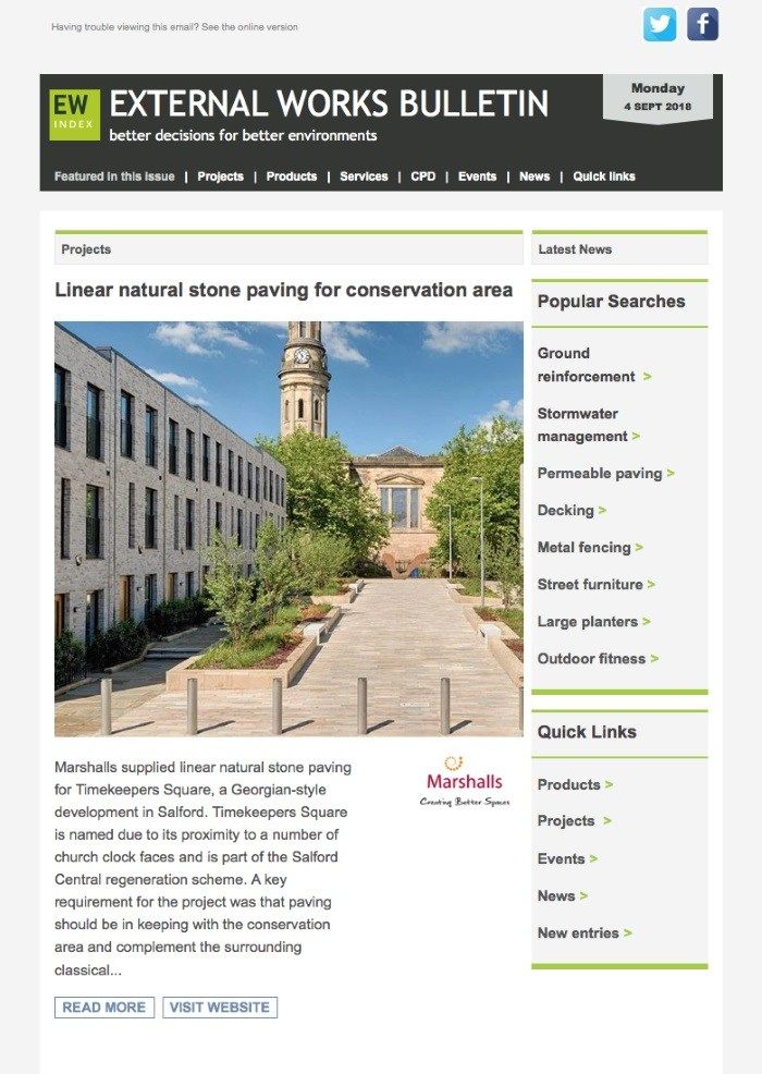 Marketing opportunities | EXTERNAL WORKS